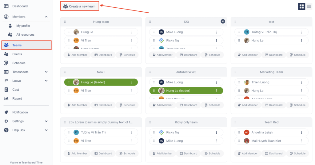 TeamBoard TimePlanner Guide 1: Human Resource Management